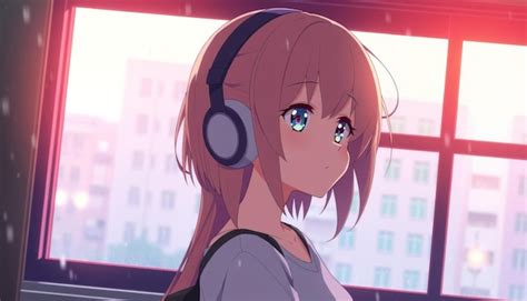 The Girl In The Anime Is A Girl Premium Ai Generated Image