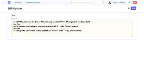 schedule notes notify users with a popup when they log in frappe forum