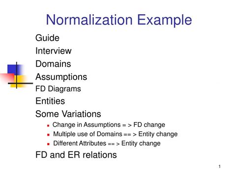 Ppt Comprehensive Guide To Database Normalization And Functional