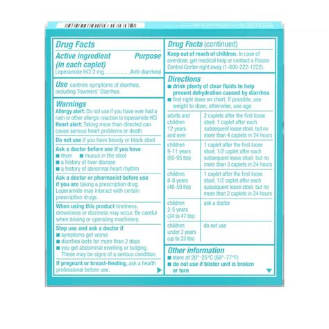 A D Caplets By Imodium® Fast Relief With Loperamide