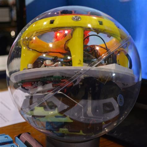 interactive robot project naughty ball hackaday
