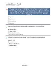Module Exam Part Pdf Module Exam Part Thursday October PM ACQ Page