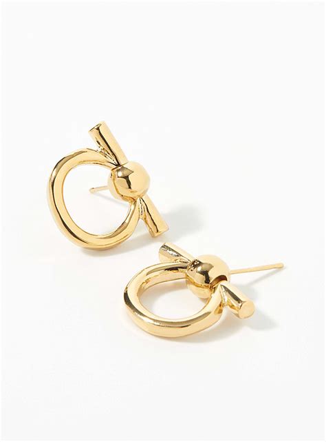 Les Boucles Doreilles Boucle Métallique Cxc Simons