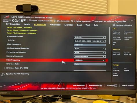 I Have A Msi Ms 7a15 Motherboard Specs Say That Max Ram Speed Is Ddr4