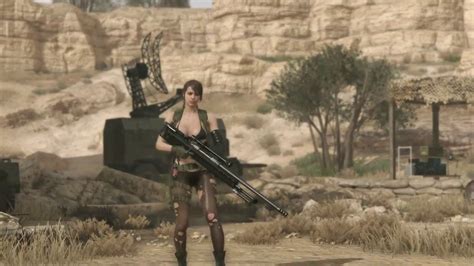 Metal Gear Solid V The Phantom Pain Ending Quiet Ita Youtube