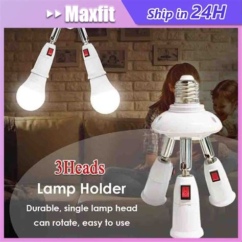 Jual Socket Sambungan Pemanjang Lampu Fitting E27 Bohlam Lengkap 3