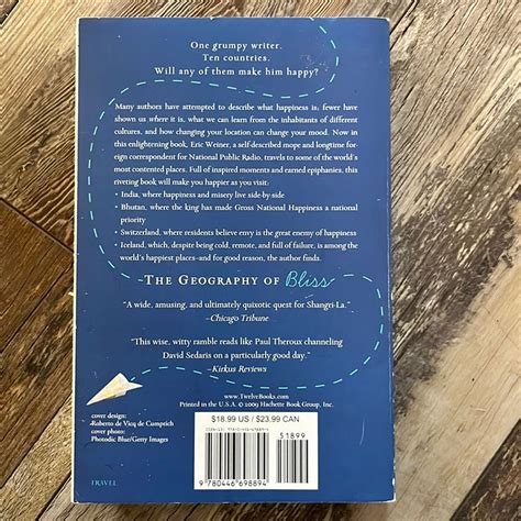 The Geography Of Bliss By Eric Weiner Paperback Pangobooks
