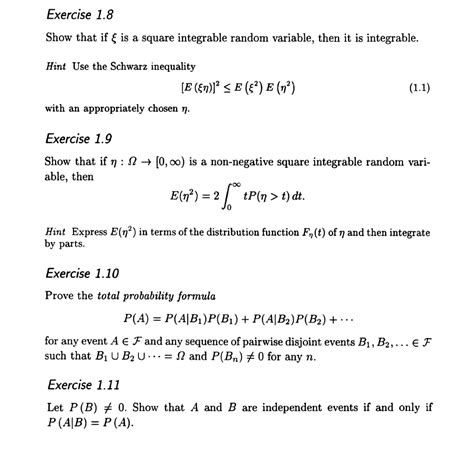 Solved Show That If ξ Is A Square Integrable Random