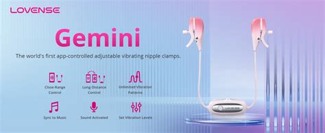 Lovense Gemini Vibrating Nipple Clamps User Manual