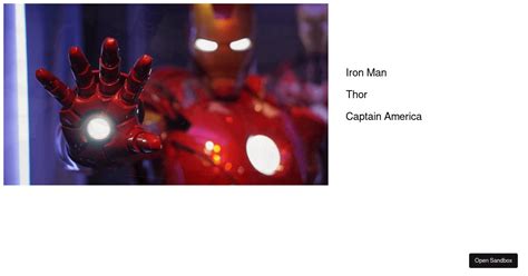 Hover Slide Codesandbox