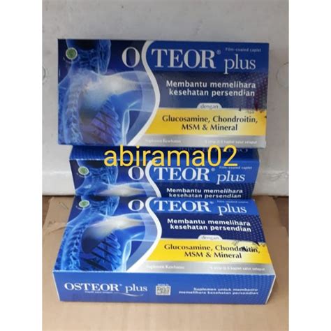 Jual Osteor Plus Untuk Kesehatan Persendian 1 Box 30 Tablet Shopee Indonesia
