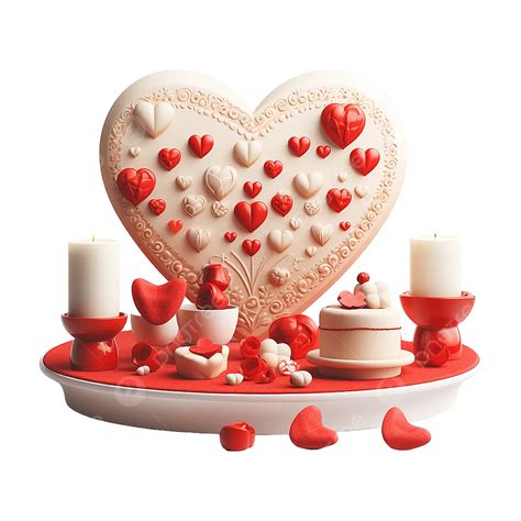 happy valentine s day with 3d hearts t box hearts t box valentine s day happy png