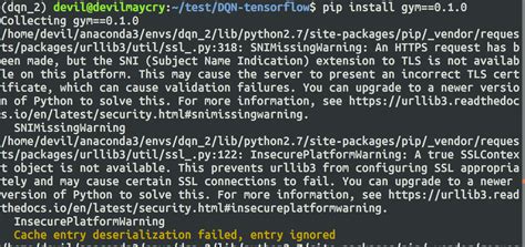 github上DQN代码的环境搭建及运行Human Level Control through Deep Reinforcement Learningconda配置 Angry