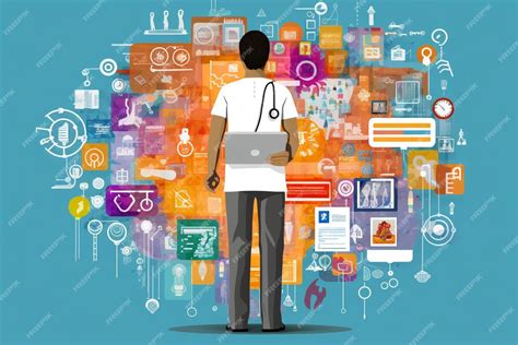 Premium Photo Visualizing Care Capturing Healthcare Technology In Action