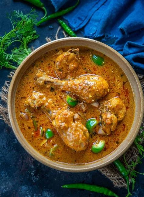 Kadai Chicken Spicy Chicken Masala With Bell Peppers