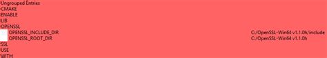 CMake Error With OpenSSL Stack Overflow