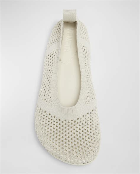 Bottega Veneta Atomic Knit Ballerina Flats Neiman Marcus