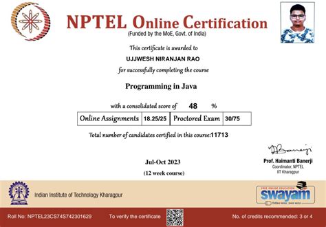 Techskills Javaprogramming Nptel Ujjwesh Rao