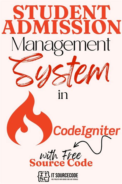 Student Admission Management System In Codeigniter With Source Code Open Source Code Student