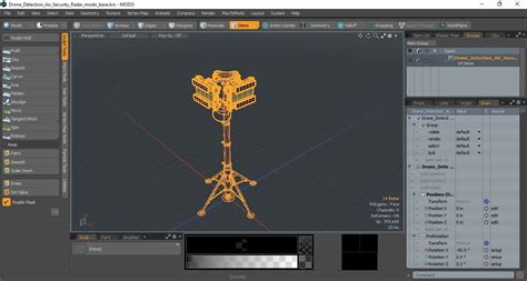 Drone Detection Air Security Radar 3d Model 79 3ds Blend C4d Fbx