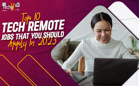 top 10 tech remote jobs that you should apply in 2023