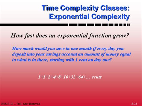 Time Complexity Classes