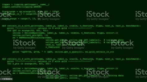 3d Hacking Code Data Flow Stream On Green Screen With Typing Coding