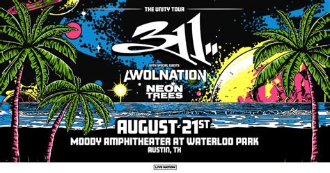 311 Unity Tour With Special Guests Awolnation And Neon Trees 933 Kgsr Hd2