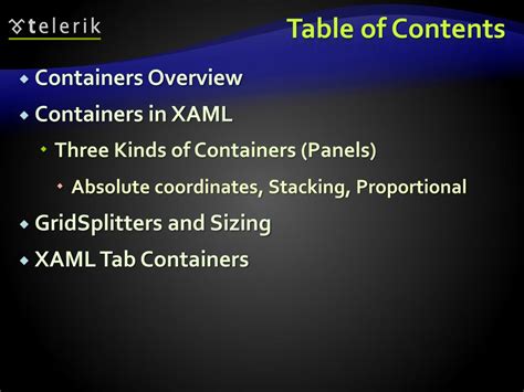 Ppt Wpf Layout Containers Powerpoint Presentation Free Download Id 2628616