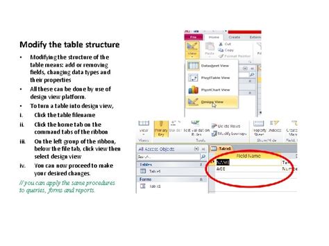 Modifying A Database Modify Simply Stands For Making