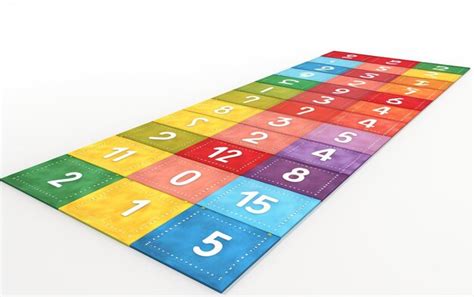 Premium Photo Exploring Highresolution Realism With A White Background Hopscotch Game