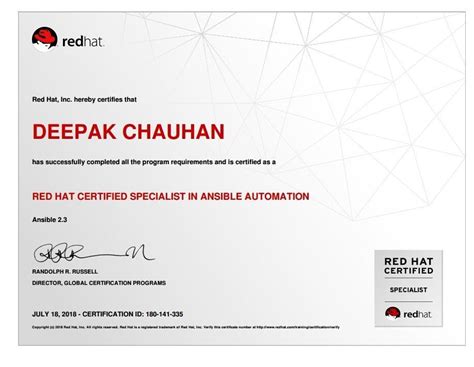 Its Amazing Feeling To Grep One After Another Redhat Certificates