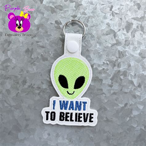 Alien Snap Tab And Eyelet Purple Bear Embroidery Designs
