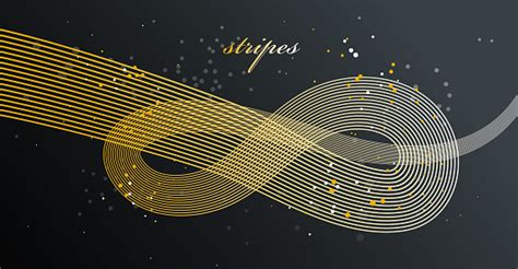 우아한 골든 라인 벡터 차원 추상 배경 모션 아름다운 디자인 요소에서 3d 동적 골드 곡선 줄무늬 광고를위한 고급 테마 템플릿 0명에 대한 스톡 벡터 아트 및 기타 이미지