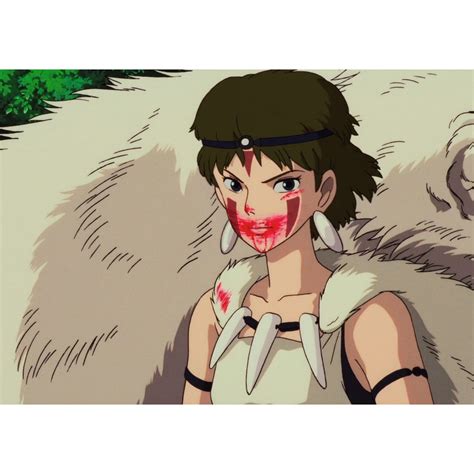 Princess Mononoke Characters Movie Poster A4 Size Shopee Philippines