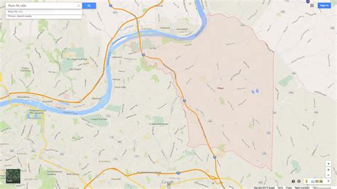 Plum Pennsylvania Map