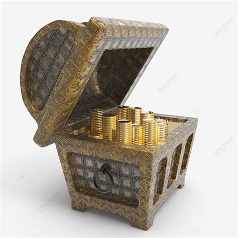 황금 동전 측면보기의 전체 고대 보물 상자 돈 일러스트 보물 상자 클립 아트 금 가슴 Png 일러스트 및 Psd 이미지 무료 다운로드 Pngtree