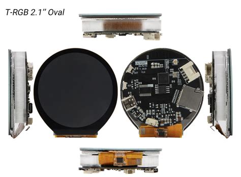 Lilygo T Rgb Esp32 S3 21 Round Display St7701s Lcd Touch Screen Esp32 S3r8 Development Board