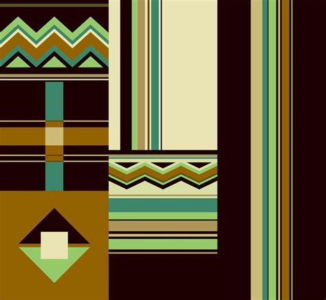 Premium Vector Colorful Abstract Seamless Pattern Geometric Elements Vector Wallpaper With