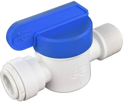 John Guest Speedfit 3 8 Od X 3 8 Nptf Male Shut Off Valve