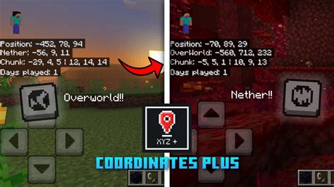 Coordinates Plus Texture Pack For Minecraft