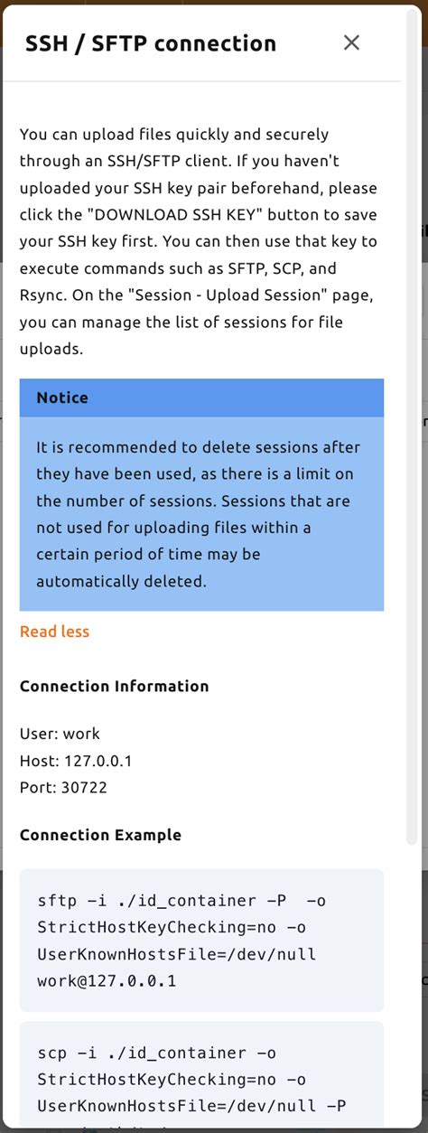 Data Page — Backendai Webui User Guide 2505 Documentation