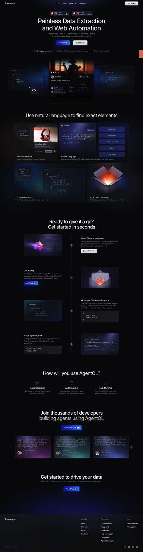 Saaspo Agentql Landing Page