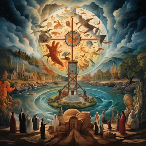 Premium Ai Image Confluence Of Cultures Symbols Of Various Religions