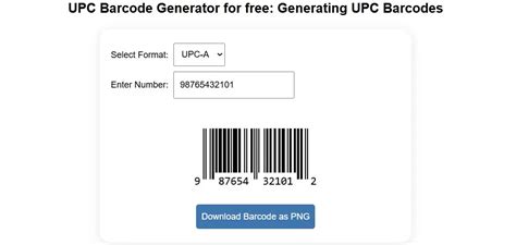 Upc Barcode Generator Generating Upc A And Upc E Barcodes