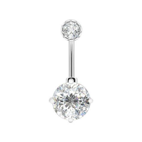 Karisma Schmuck Bauchnabelpiercing Edelstahl 316l Nabel Stecker 612mm