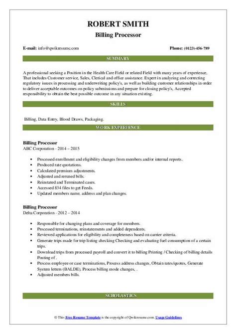 10 Invoice Processor Resume Samples And Templates For 2025