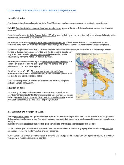 21 La Arquitectura Del Cinquecento Pdf Miguel Ángel Rafael