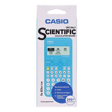 Casio Classwiz FX 83GT CW Scientific Calculator Blue