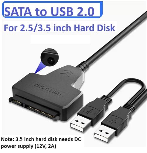 Usb 2 0 To Sata Conversion Cable Hard Disk Reader Computers And Tech